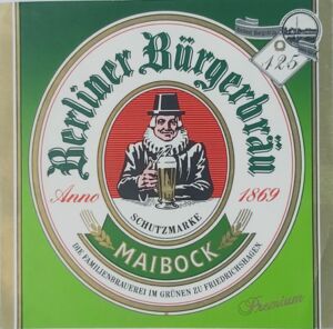 Drink Label: Berliner Burgerbrau Maibock (Berliner Bürgerbräu, Germany, Federal RepublicCol:DE ...