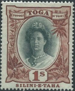 Stamp: Queen Sālote Tupou III (1900-1965) (Tonga(Definitives 1920-1935 ...