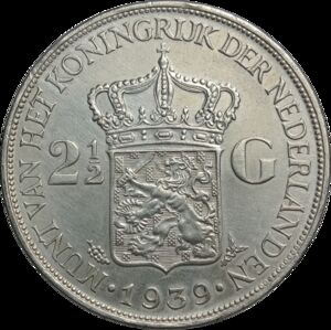 Münze: 2½ Gulden (Rijksdaalder - Opgestoken Haar) (Niederlande(1890 ...