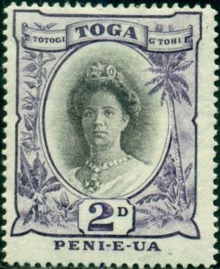 Stamp: Queen Sālote Tupou III (1900-1965) (Tonga(Definitives 1920-1935 ...
