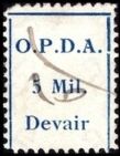 Stamp: O.P.D.A. - Devair (Palestine - British Mandate: Revenue Stamps ...