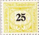 Stamp: Railway stamps with thick black face value in oval (Switzerland ...