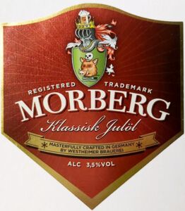 Drink Label: Morberg Klassisk Julol (Westheimer Brauerei Marsberg ...