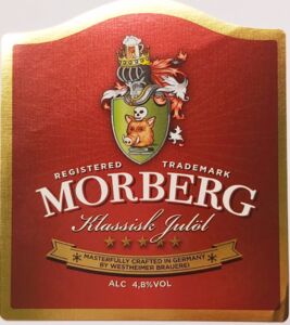 Drink Label: Morberg Klassisk Julol (Westheimer Brauerei Marsberg ...