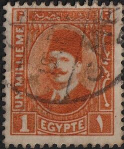 Timbre: King Fuad I (Egypte(King Fuad I (1927-33)) Sn:EG 128a