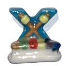 Meal Toy: Letter X (Fèves, France(L'abécédaire des jouets) Col:ARG-2001 ...