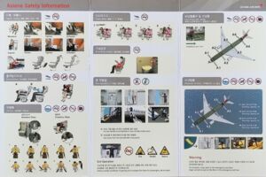 Safety Card: A350-900 (Asiana Airlines, Korea, SouthCol:AAR-KR-0007