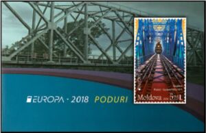 Stamp: Europa (C.E.P.T.) 2018 - Bridges (Moldova(Europa (C.E.P.T.) 2018 ...