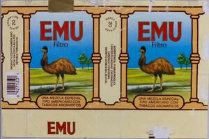 Cigarette Pack: Emu (Costa RicaCol:CR-CT-0095