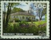 Stamp: Treaty House, Waitangi (New Zealand: Private Post Offices(New ...