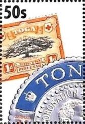 Stamp: The 100th Anniversary of First Tonga Stamps (Tonga(100th ...