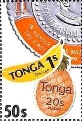 Stamp: The 100th Anniversary of First Tonga Stamps (Tonga(100th ...