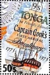 Stamp: The 100th Anniversary of First Tonga Stamps (Tonga(100th ...