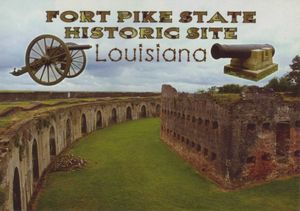 Postcard: Fort Pike State Historic Site (United States of America(Batón ...