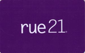 Gift Card: Violet Card (Rue21, United States of America(Rue21 Logo) Col ...