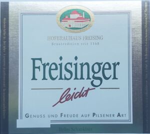 Drink Label: Freisinger Leicht (Hofbrauhaus Freising, Germany, Federal ...
