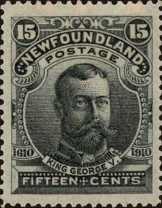 Stamp: King George V (1865-1936) (Newfoundland(King Edward VII ...