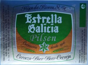 Drink Label: Estrella Galicia Pilsen (Hijos de Rivera, S.A.U., SpainCol ...