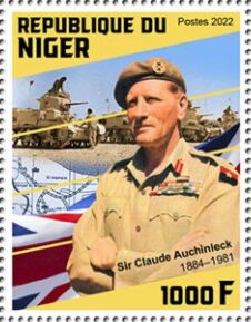 邮票: Sir Claude Auchinleck (1884–1981) (尼日尔(80 Years since the First ...