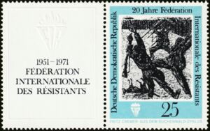 Stamp: To Each His Own, Fritz Cremer (Germany, Democratic Republic (DDR ...