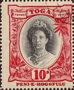 Stamp: Queen Sālote Tupou III (1900-1965) (Tonga(Definitives 1920-1935 ...