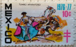 Stamp: Tumbo aparatoso (Mexico: Cinderella Stamps(Anti-TBC 1976 ...