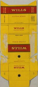 Cigarette Pack: Wills (India, RepublicCol:IN-CT-0010