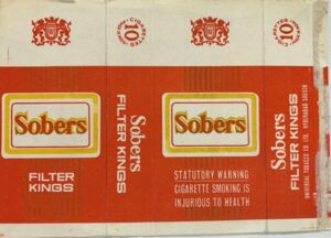 Cigarette Pack: Sobers (India, RepublicCol:IN-CT-0015