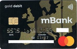 Bank Card: Map Of Europe (BRE Bank SA/MultiBank/mBank, PolandCol:PL-MC ...