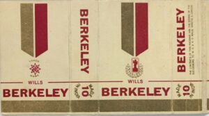 Cigarette Pack: Berkeley (India, RepublicCol:IN-CT-0025