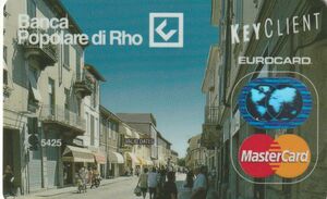 Bank Card: Banca Popolare Di Rho (BANK AMERICARD, ItalyCol:IT-MC-0111