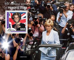 Stamp: Princess Diana (Liberia(Princess Diana (2022)) Yt:LR BF1003