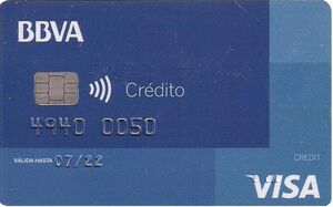 Tarjeta de Banco: Bbva (Banco Bilbao Vizcaya Arg., EspañaCol:ES-VI-0950