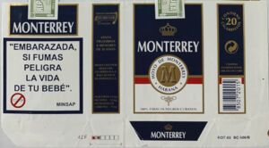 Cigarette Pack: Monterrey (CubaCol:CU-CT-0042