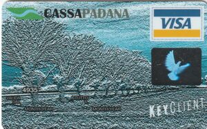 Bank Card: Cassa Padana (BANK AMERICARD, ItalyCol:IT-VI-0166