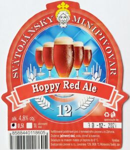 Drink Label: Hoppy Red Ale (Svatojánský pivovar, SlovakiaCol:SK-BEER-008054