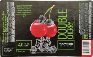 Drink Label: Double Cherry (Pivovarnya Tarkos, RussiaCol:RU-BEER-008020