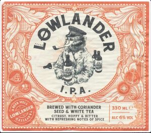 Drink Label: Lowlander IPA (Lowlander Beer Co, NetherlandsCol:NL-BEER ...
