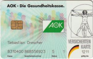 Functional Card: AOK - Die Gesundheitskasse (Insurance, Germany ...