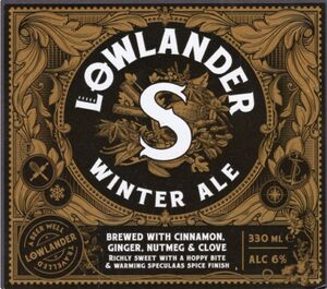 Drink Label: Lowlander S Winter Ale (Lowlander Beer Co, NetherlandsCol ...