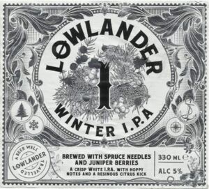 Drink Label: Lowlander I Winter IPA (Lowlander Beer Co, NetherlandsCol ...