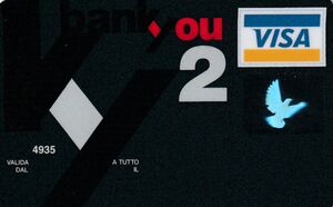 Tarjeta de Banco: Bank You (BANK AMERICARD, ItaliaCol:IT-VI-0186