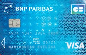 Bank Card: Visa Electron (BNP Paribas, FranceCol:FR-VE-0013