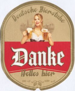 Drink Label: Danke (Tatspirtprom OAO, RussiaCol:RU-BEER-008029