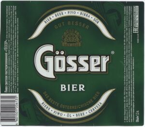 Drink Label: Gosser (Heineken United Breweries, RussiaCol:RU-BEER-008051