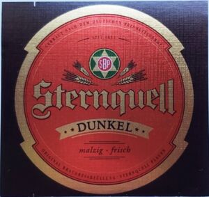Drink Label: Sternquell Dunkel (Sternquell Brauerei GmbH, Germany ...