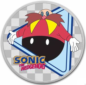 Moeda: 2 Dollars (Sonic the Hedgehog - Doctor Eggman) (Niuê(Numismatic ...