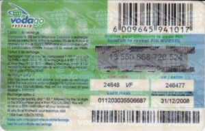 Tarjeta Telefónica: Vodacom carte de recharge - 30 jours (Mobile Congo ...