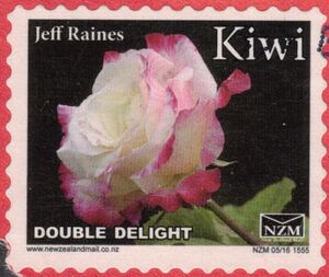 Stamp: Rose, Double Delight - Small Format (New Zealand: Private Post ...