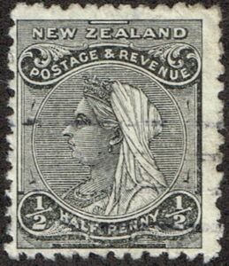 Stamp: Queen Victoria (1819-1901) (New Zealand(Queen Victoria ...